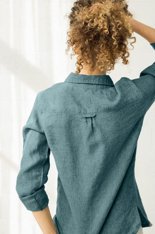 Lininiai rūbai moterims – natūralūs, minkšto lino drabužiai | LinenSheep