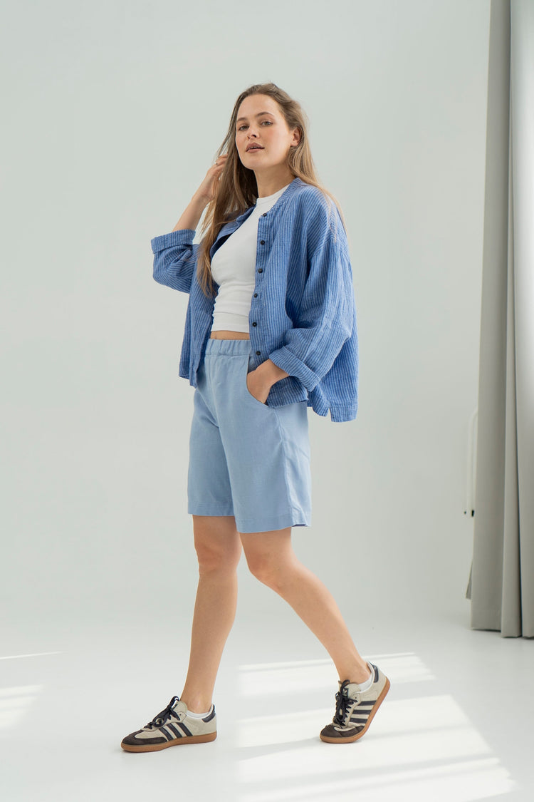 Lininiai rūbai moterims – natūralūs, minkšto lino drabužiai | LinenSheep